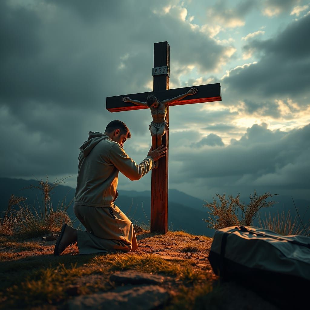 kneeling at the foot of the cross - kneeling at the foot of ...