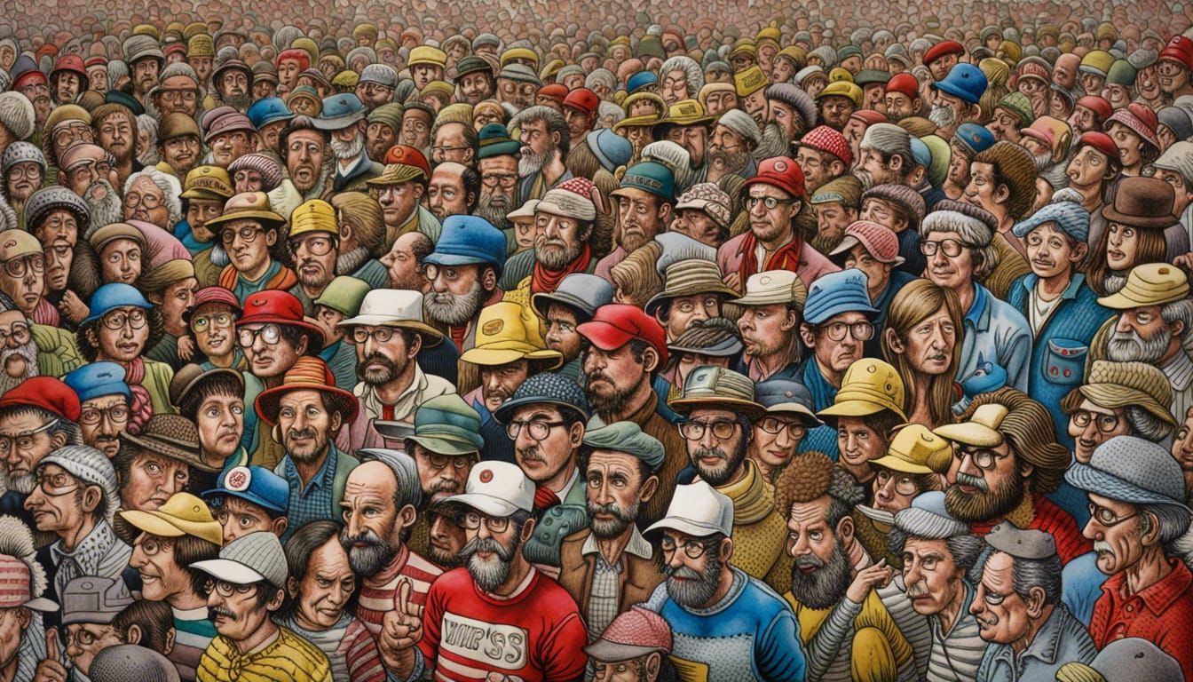 Where's Wally - AI Generated Artwork - NightCafe Creator