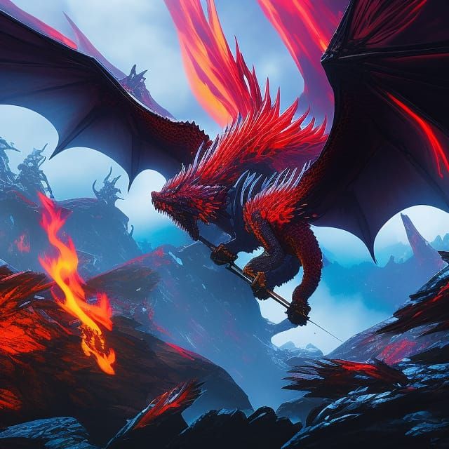 Death Dragon - AI Generated Artwork - NightCafe Creator