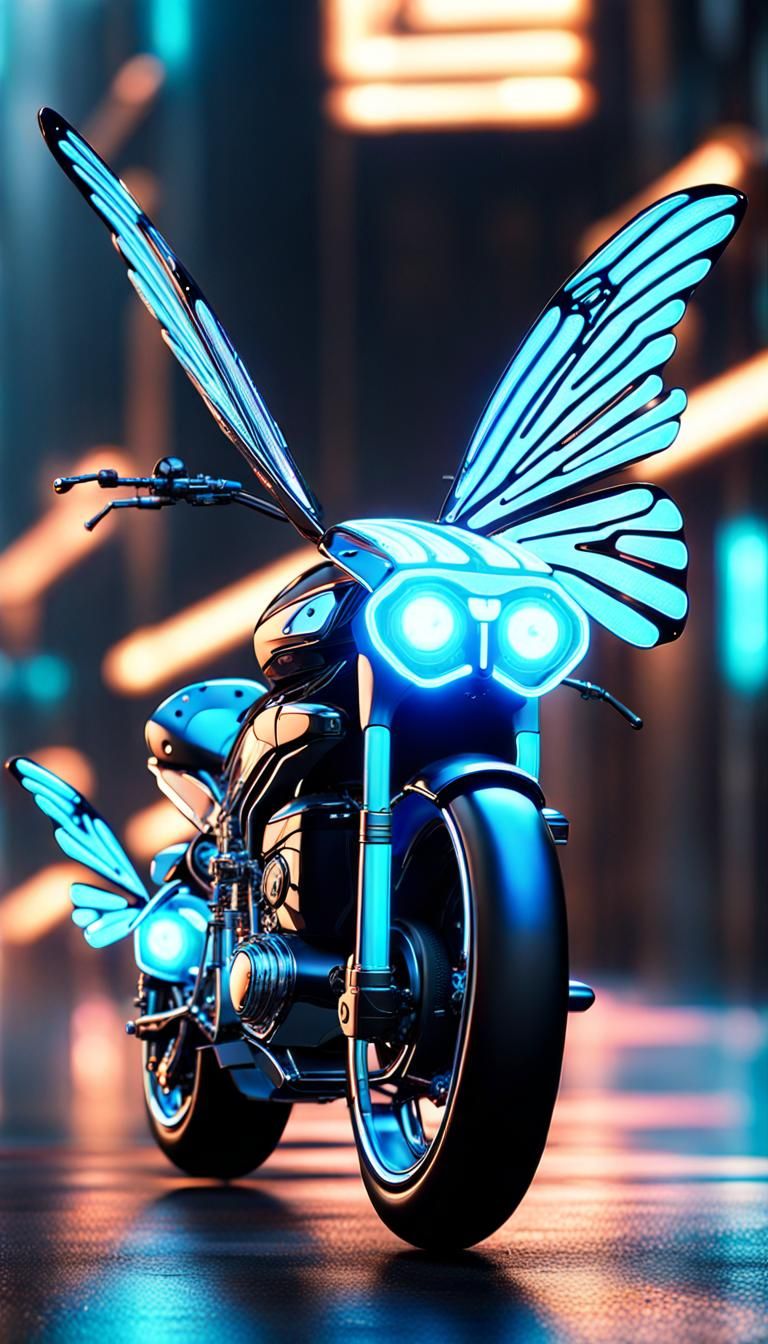 Fairy's Ride Motorcycles - AI Generated Artwork - NightCafe Creator