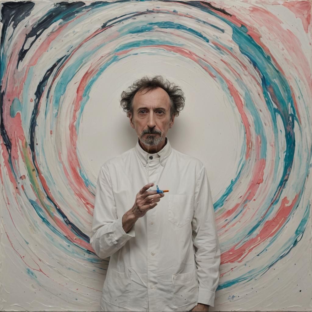 portrait: BRIGHT blackhole (KIDS Father:3) DOING Fingerpaint ...