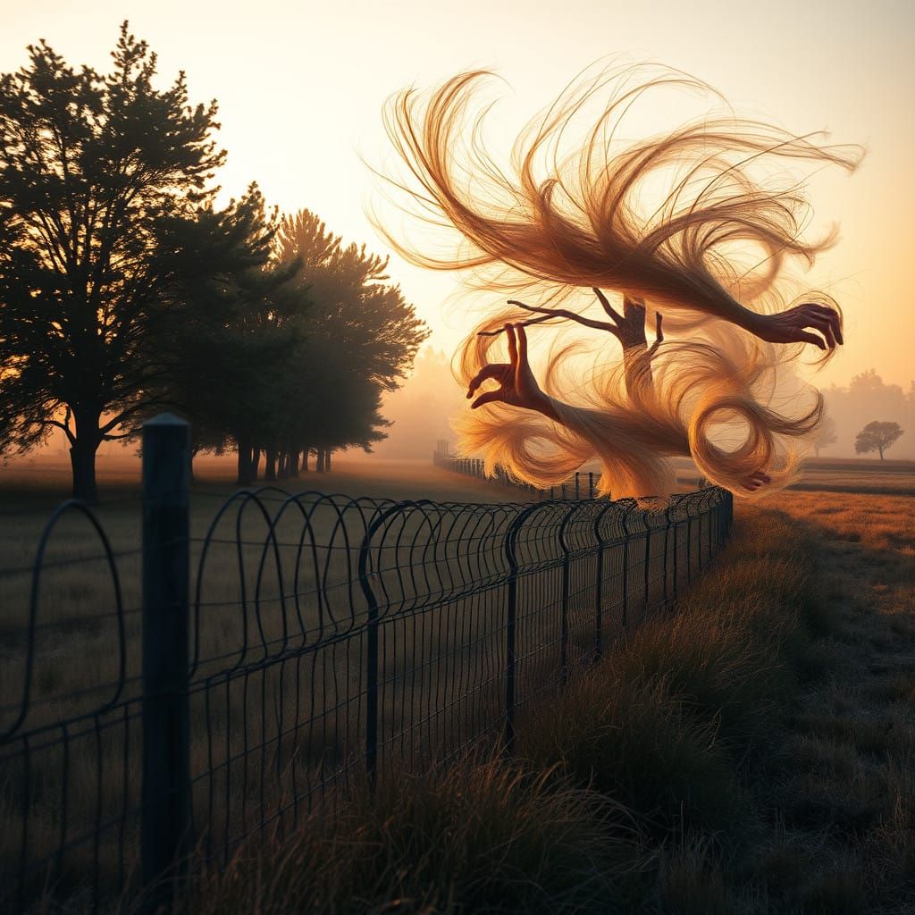 Ethereal Wind Hands Distort Reality in Surrealist ... - AI Art