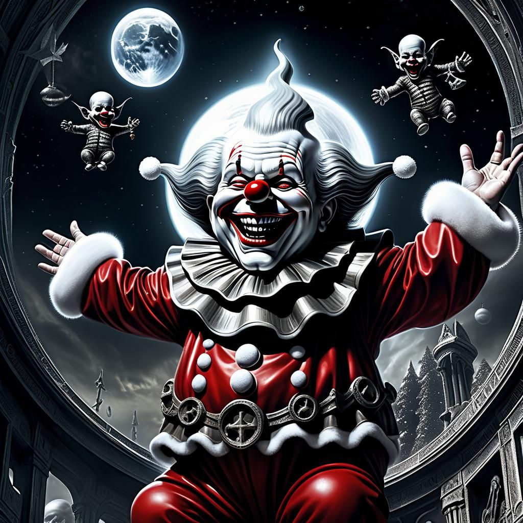Santa Clown - AI Generated Artwork - NightCafe Creator