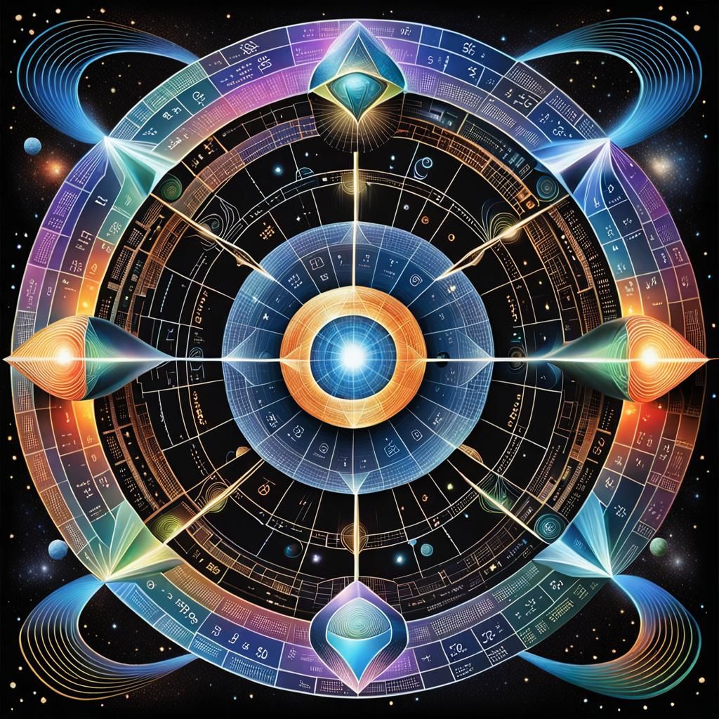 Look From 6th dimension looking trew 5th 4th 3th 2th 1th dimensions ...