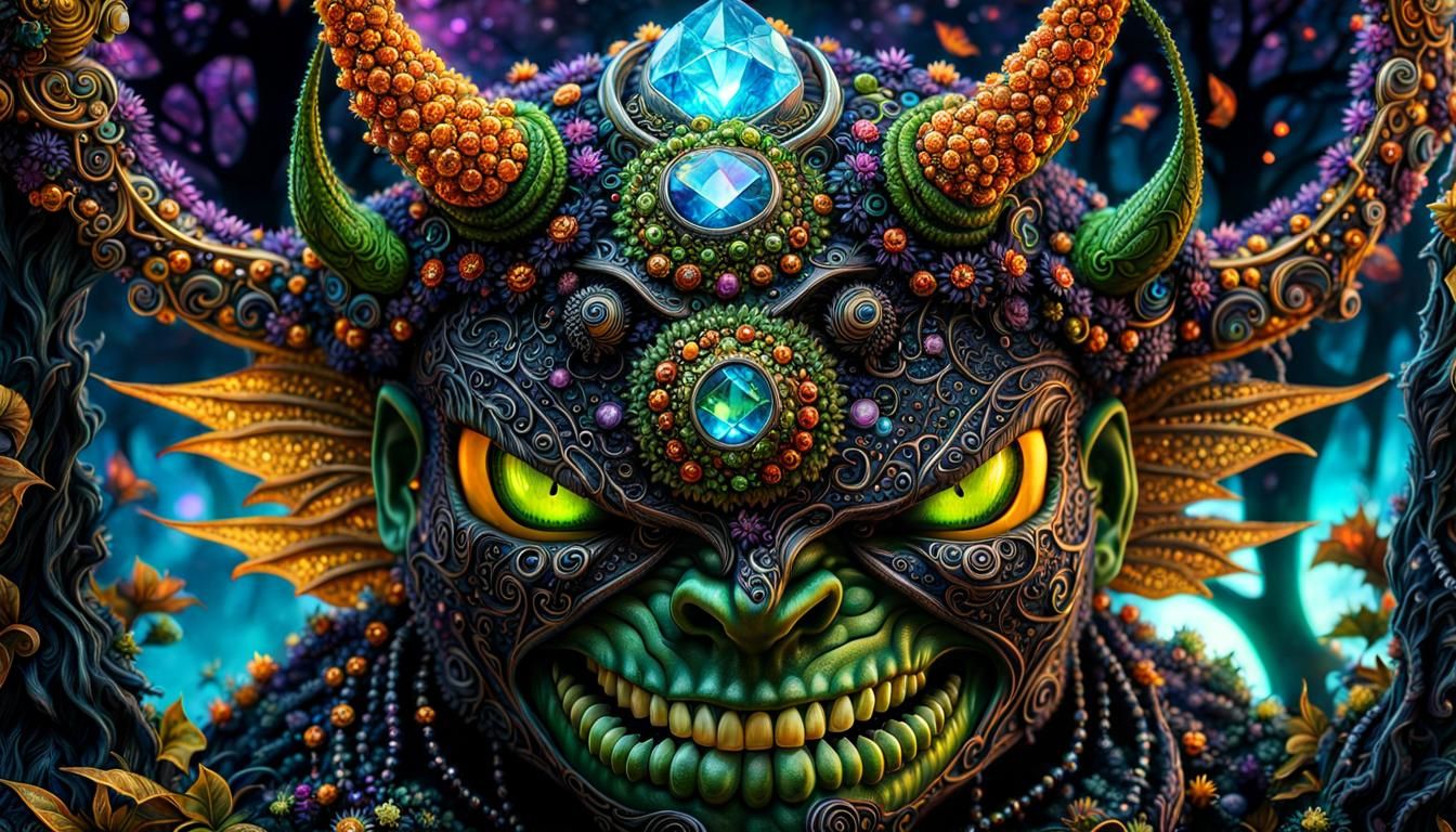 Halloween Demons - AI Generated Artwork - NightCafe Creator