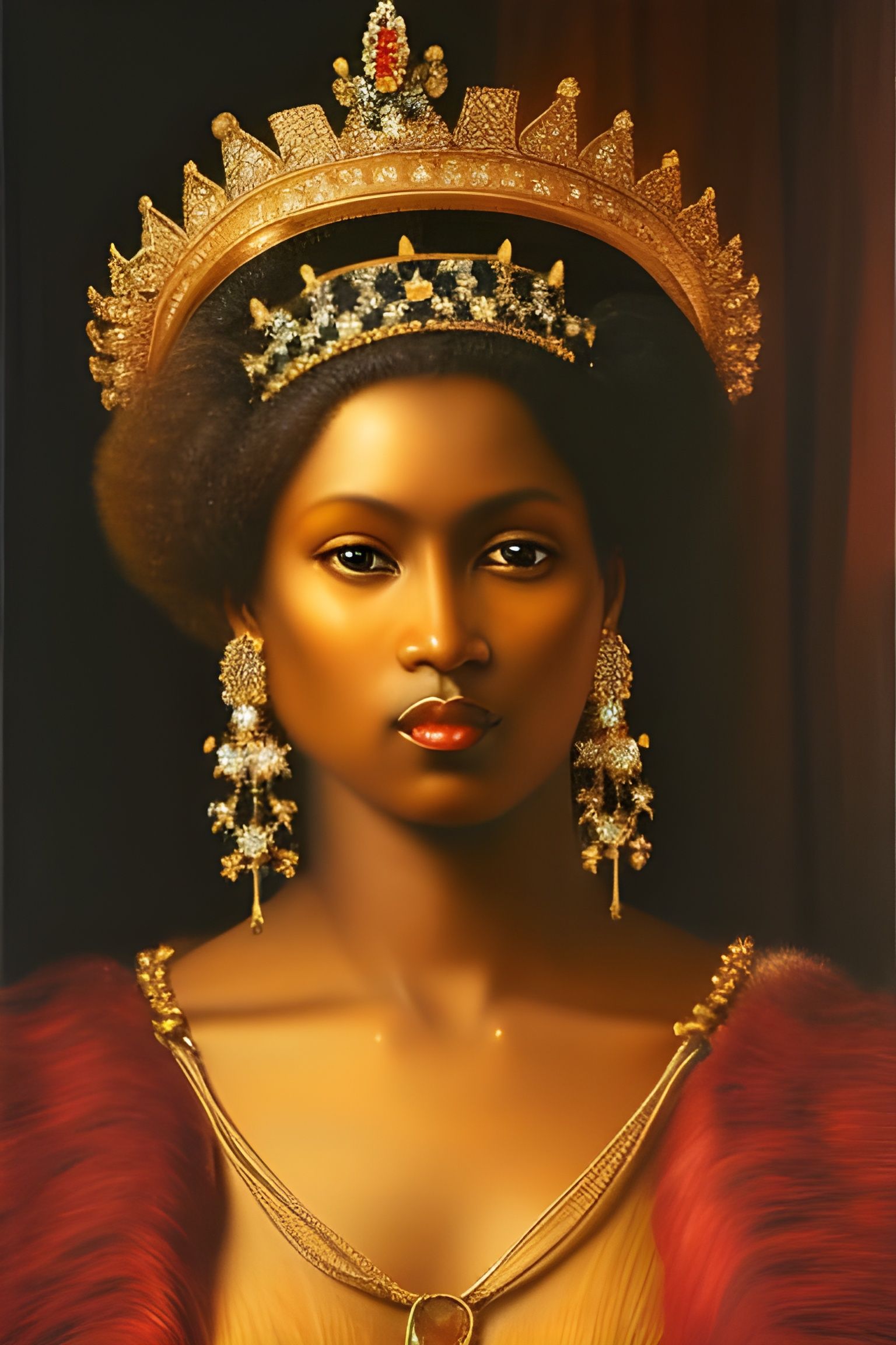 Rossetti's Queens - Lesedi - AI Generated Artwork - NightCafe Creator