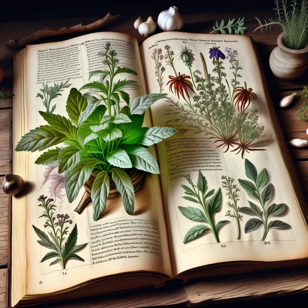 book of herbs - AI Generated Artwork - NightCafe Creator