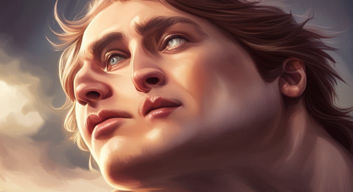 "Michelangelo creation of Adam" with hints of "Art Deco" - AI Generated ...