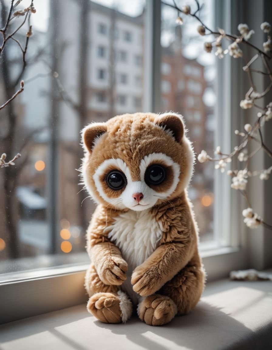 Good Morning Slow Loris - AI Generated Artwork - NightCafe Creator