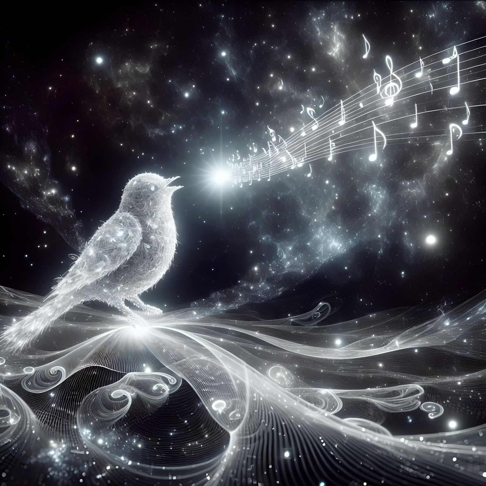 Songbird - Galactic Songbird Radiates Ethereal Light