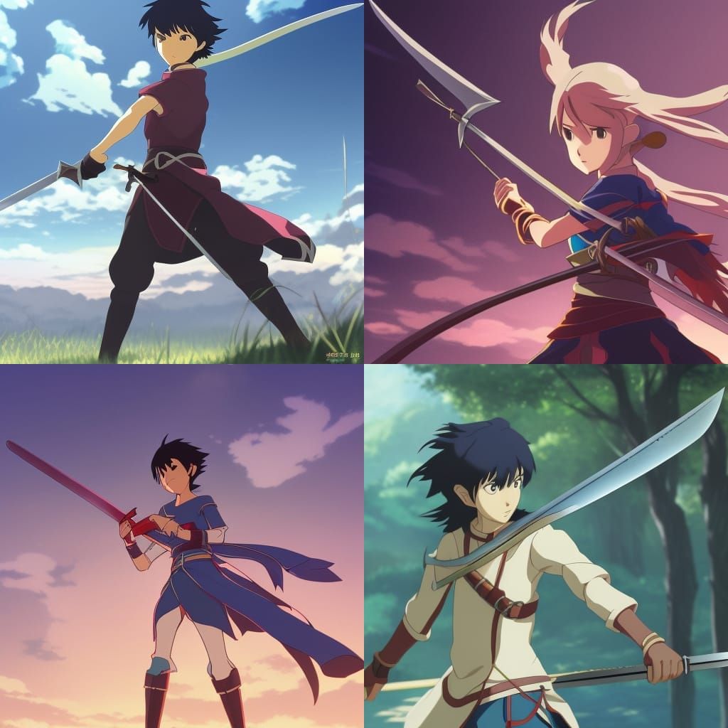 elf wielding a two handed sword - AI Generated Artwork - NightCafe Creator