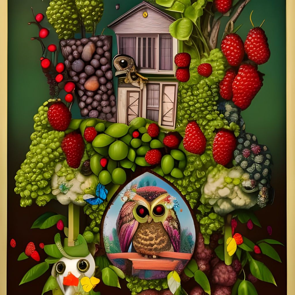 The Owl Tower - AI Generated Artwork - NightCafe Creator