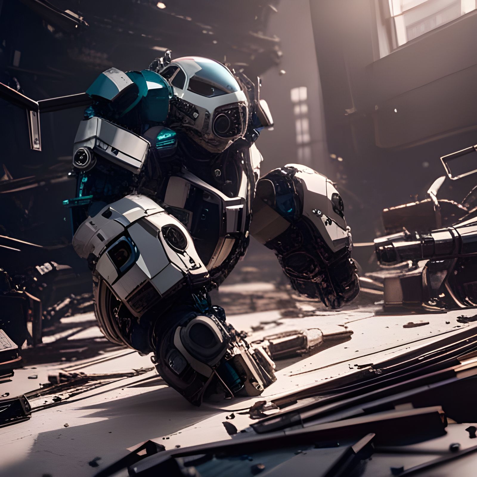 Random Robot 01 - AI Generated Artwork - NightCafe Creator