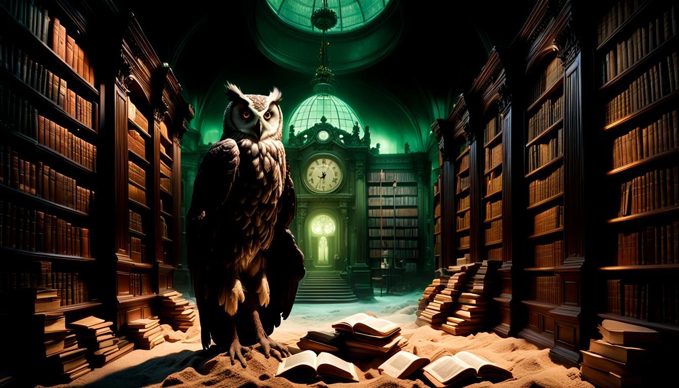 Wan Shi Tong and his lost Library - AI Generated Artwork - NightCafe ...
