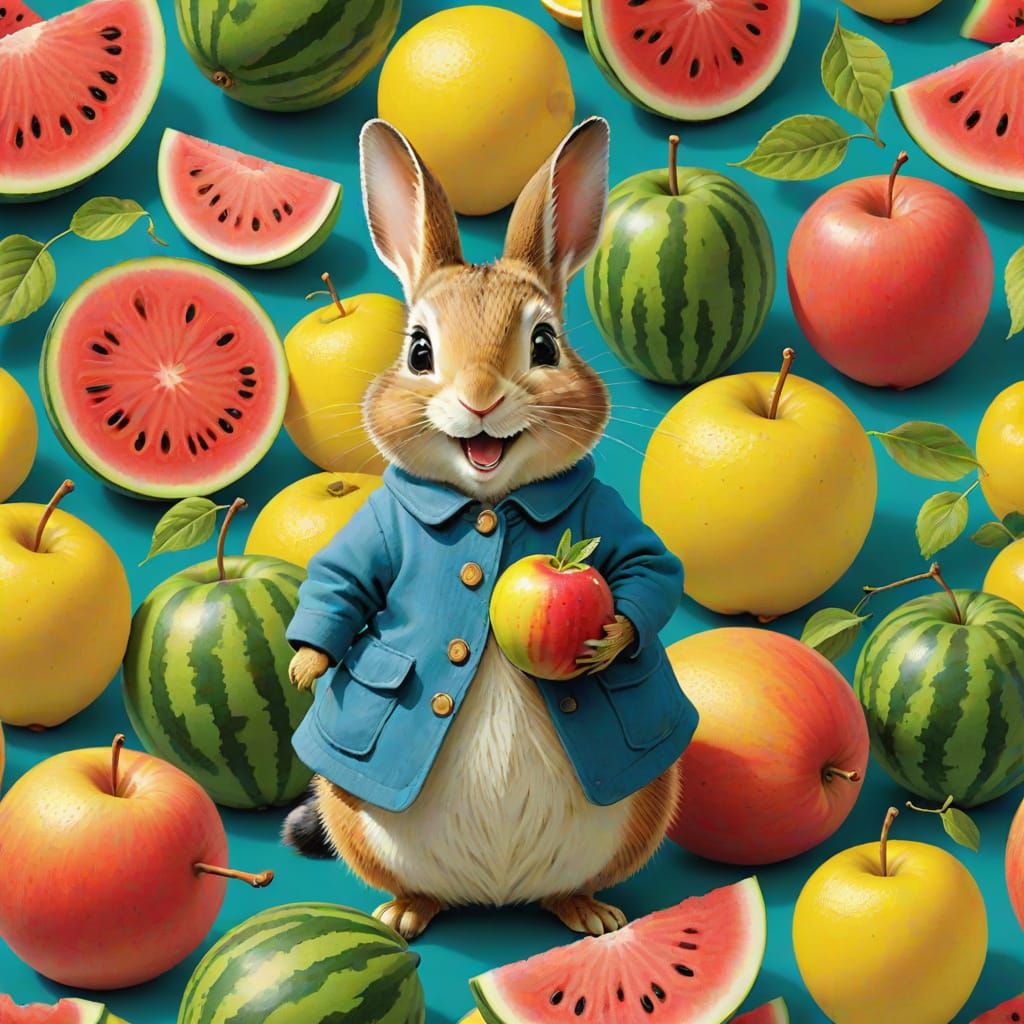 the health conscious Easter Rabbit