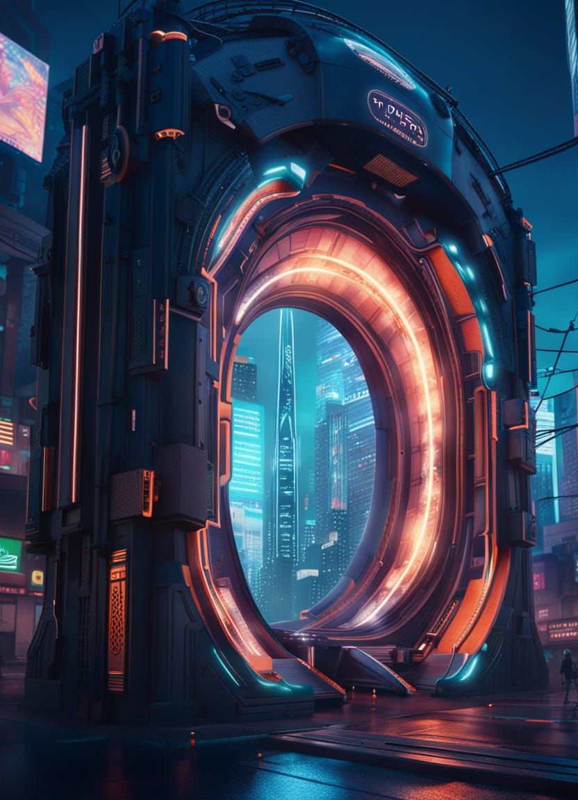 The Portal Machine - AI Generated Artwork - NightCafe Creator