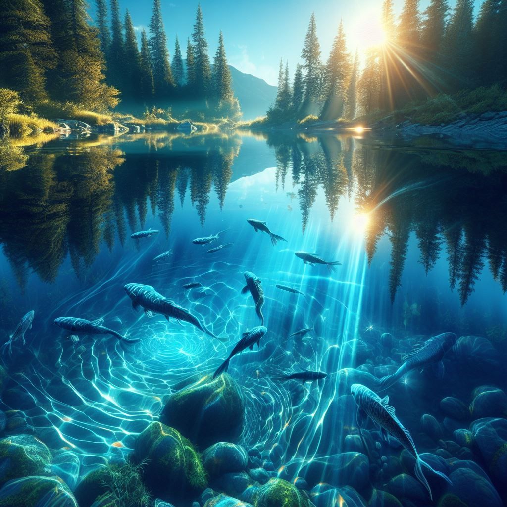 Glassy Water - AI Generated Artwork - NightCafe Creator