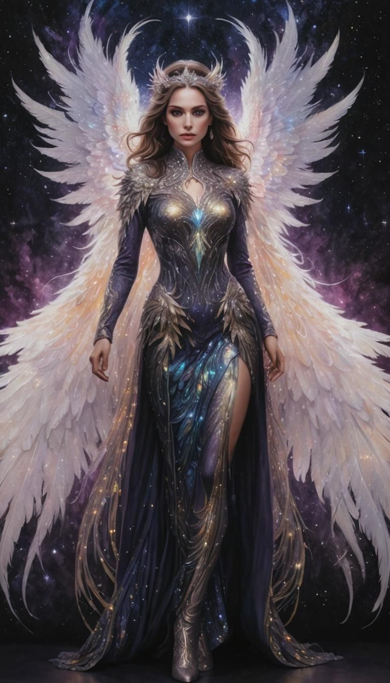 Starlight Phoenix v4 - AI Generated Artwork - NightCafe Creator