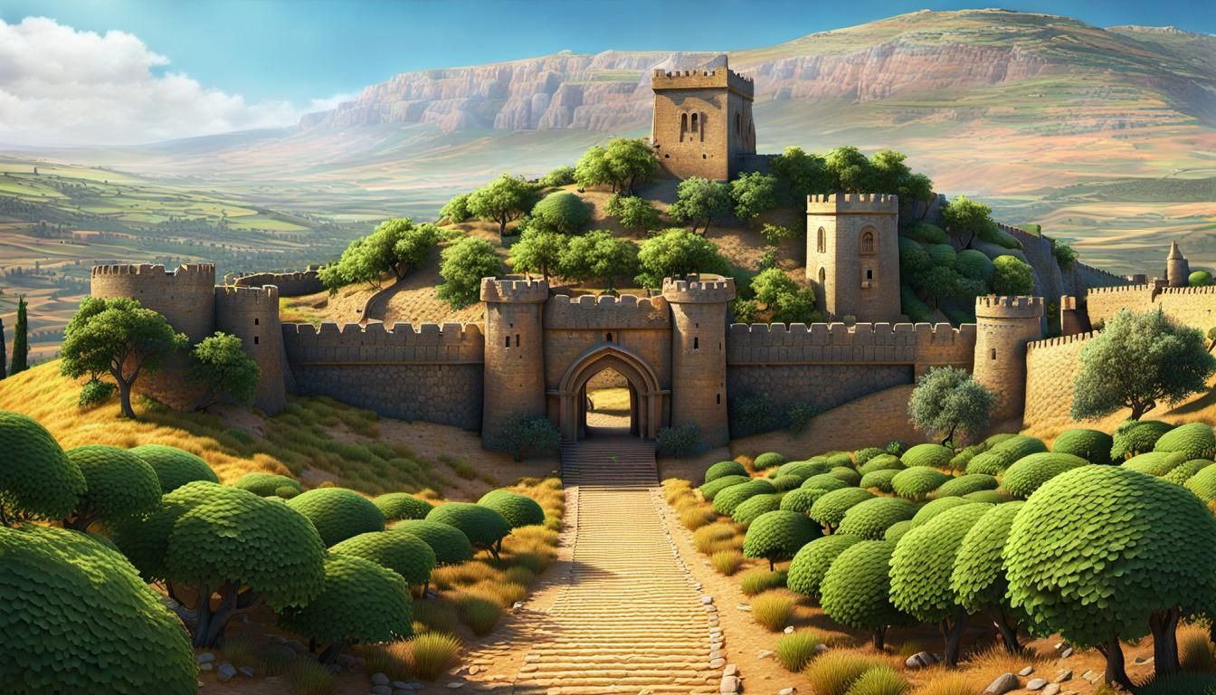 Chilazzamo Tygarian´s fortified outpost - AI Generated Artwork ...