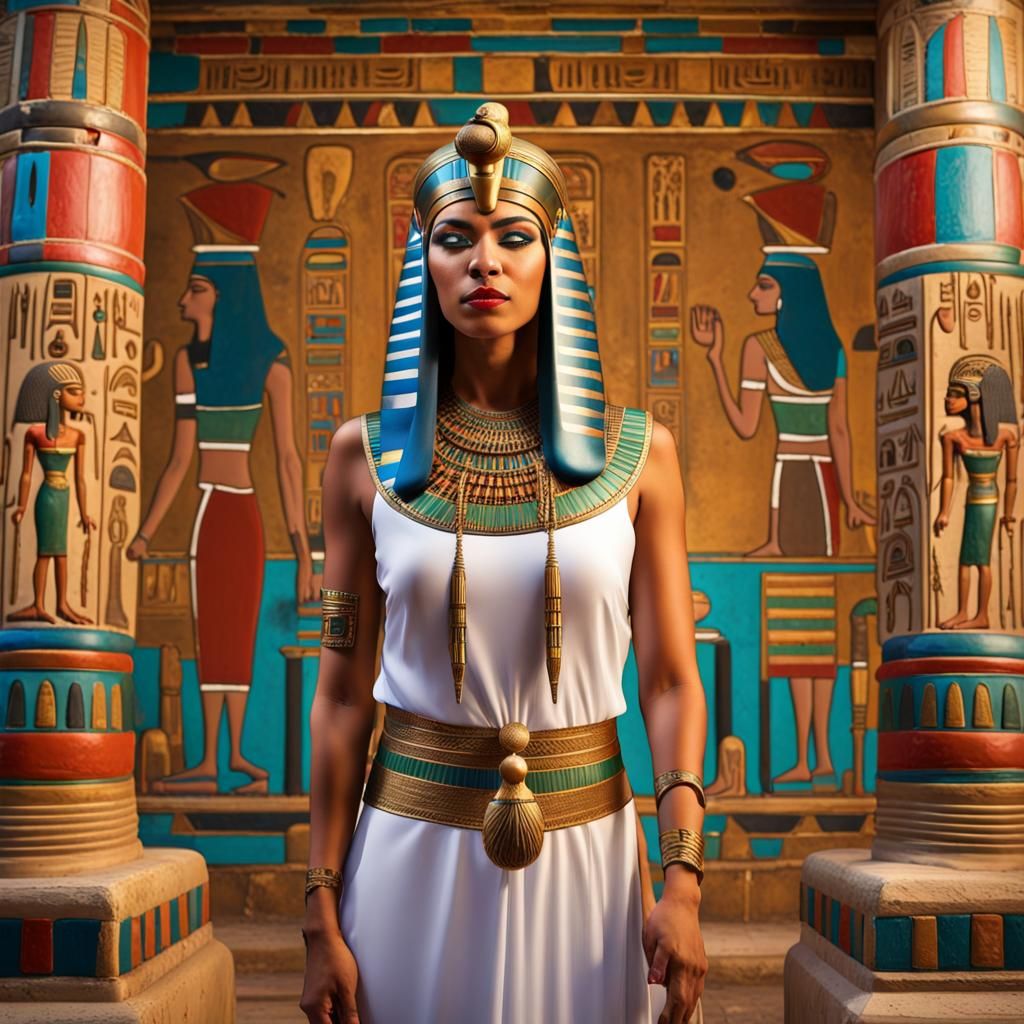 Ancient Egypt in color, with Omm Sety - AI Generated Artwork ...