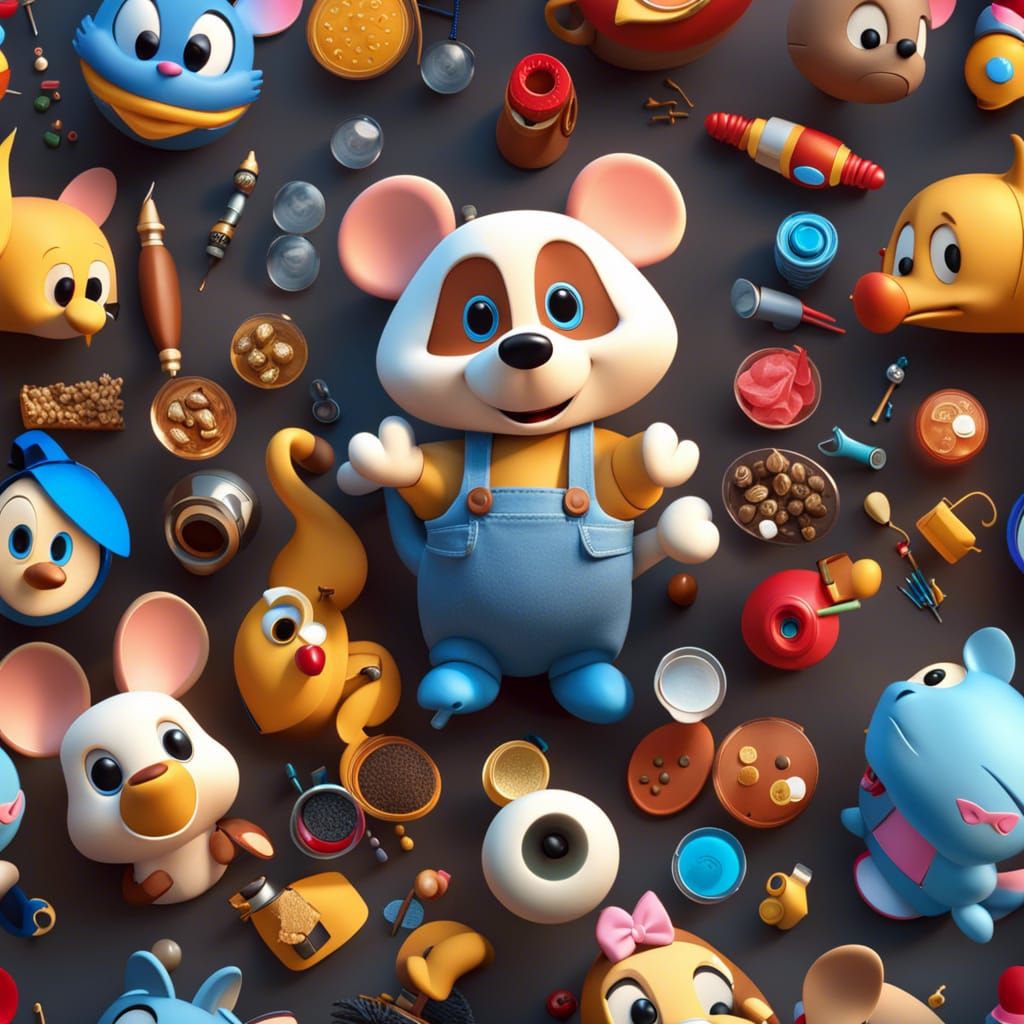 Disney characters - organized - AI Generated Artwork - NightCafe Creator
