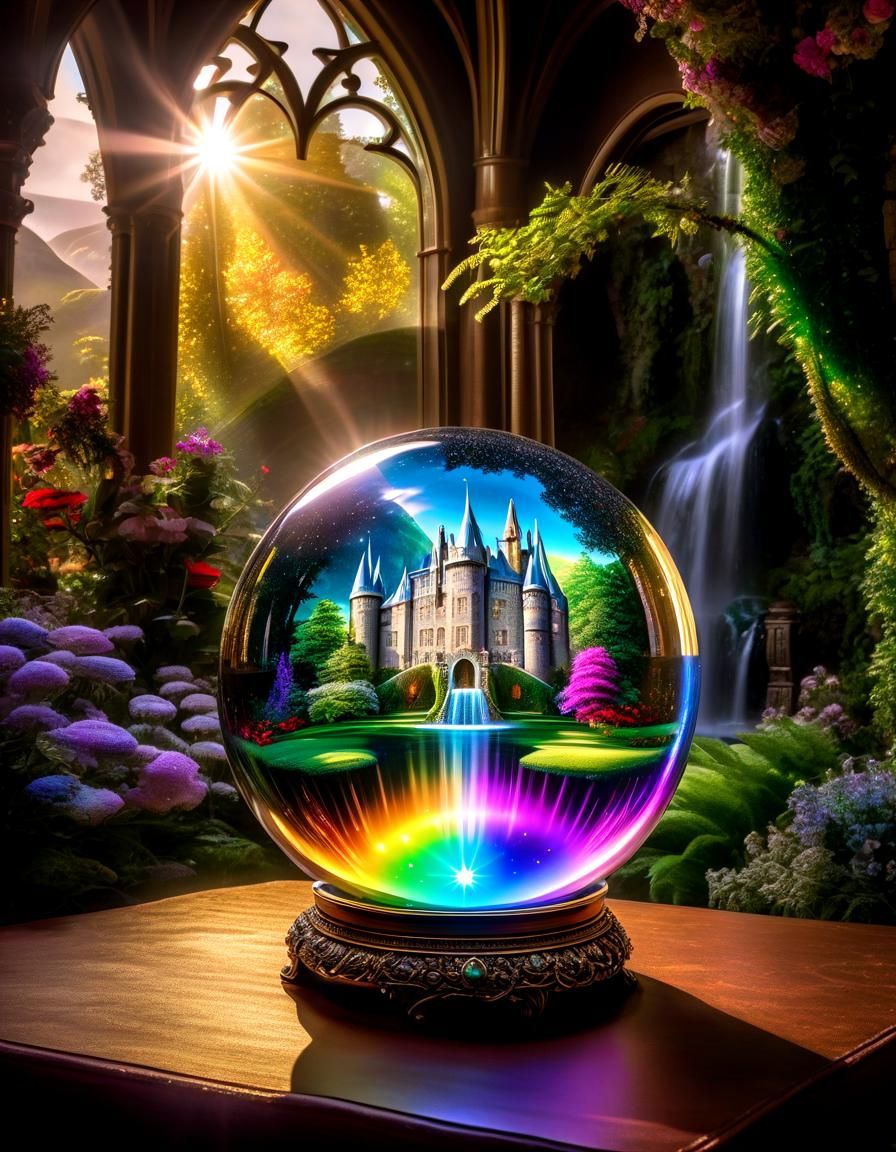 Orb Castle - AI Generated Artwork - NightCafe Creator