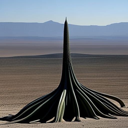 Alien Cactus - AI Generated Artwork - NightCafe Creator