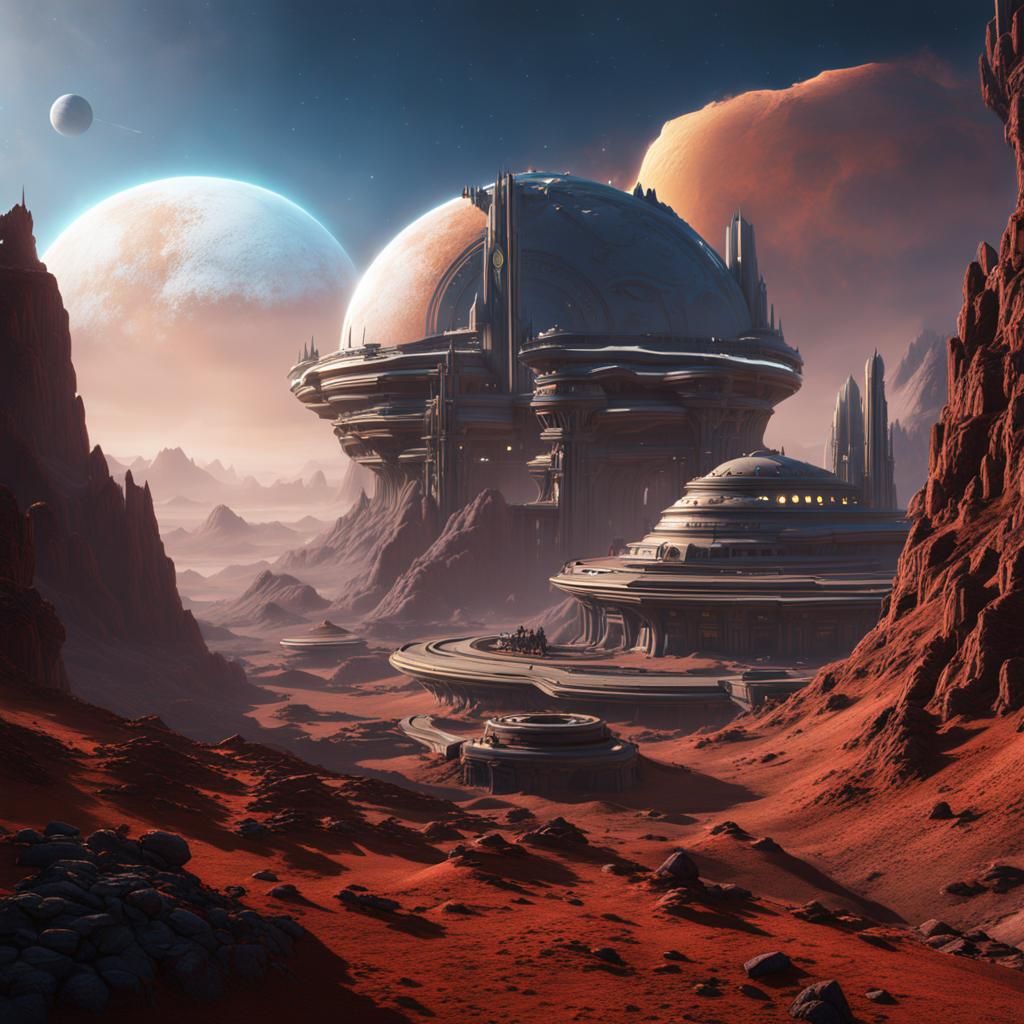 Scientific Outpost - AI Generated Artwork - NightCafe Creator