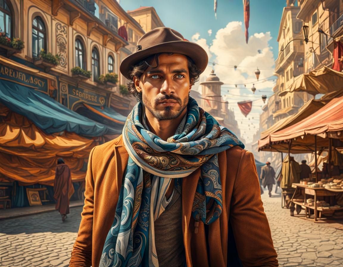 The handsome gypsy - AI Generated Artwork - NightCafe Creator