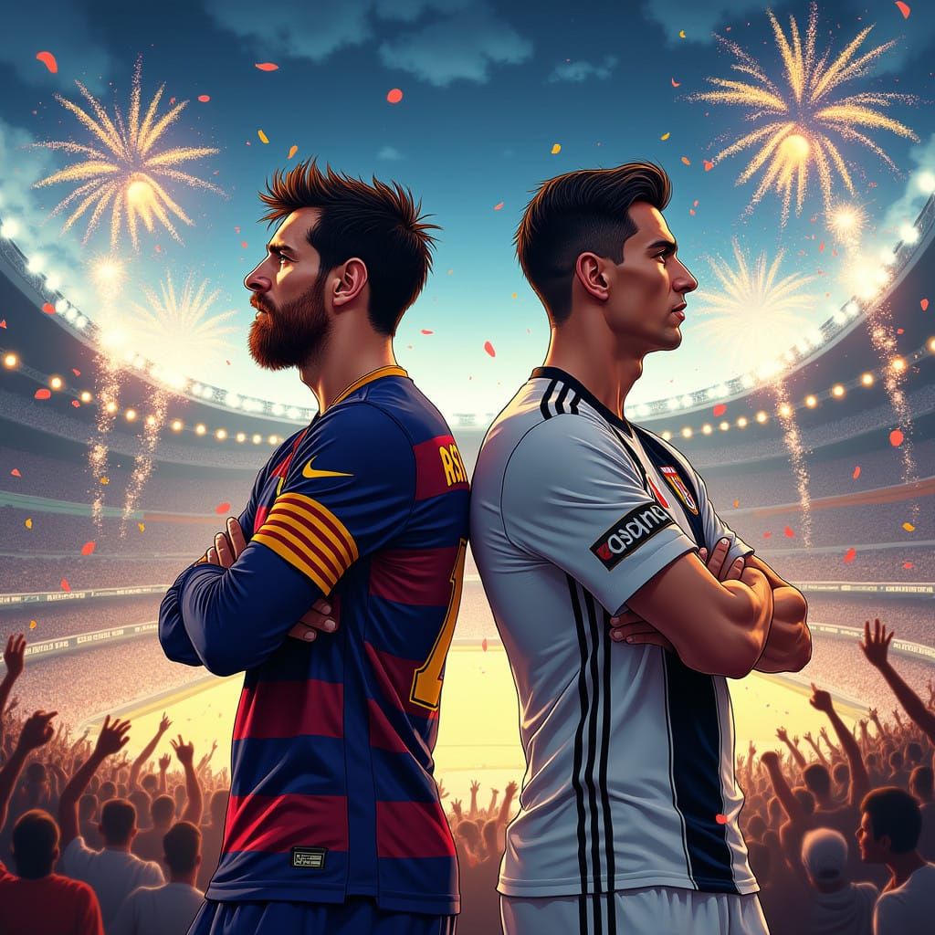Messi and Ronaldo - Legendary Rivals: Messi and Ronaldo in...
