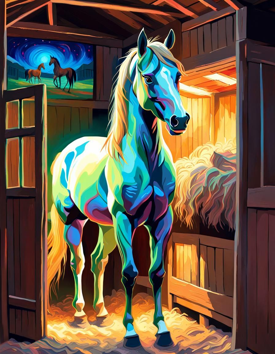 Horse - AI Generated Artwork - NightCafe Creator