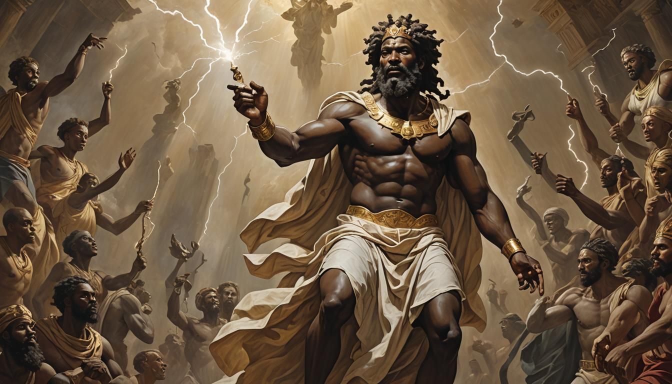 Shango the God of Thunder of the the Yoruba Tribe from Southwestern ...