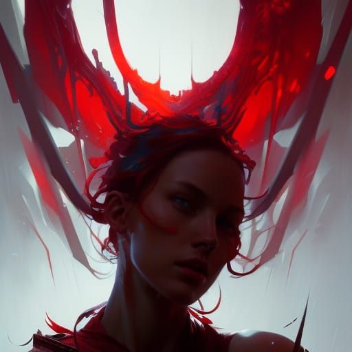 Red Rising Evil - AI Generated Artwork - NightCafe Creator