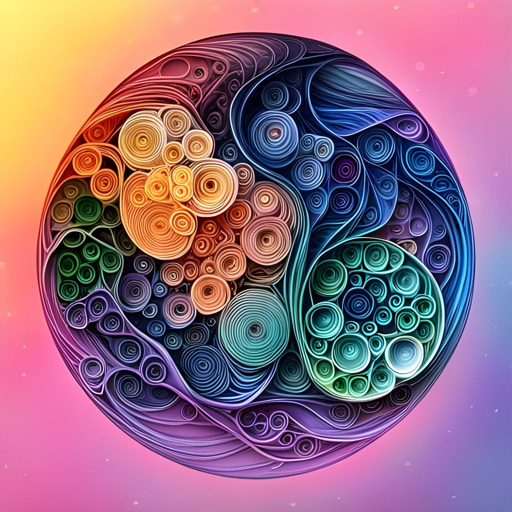 Planet Quilling - AI Generated Artwork - NightCafe Creator