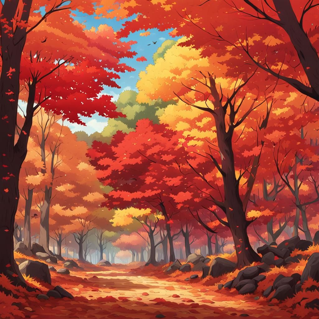 fall day - AI Generated Artwork - NightCafe Creator