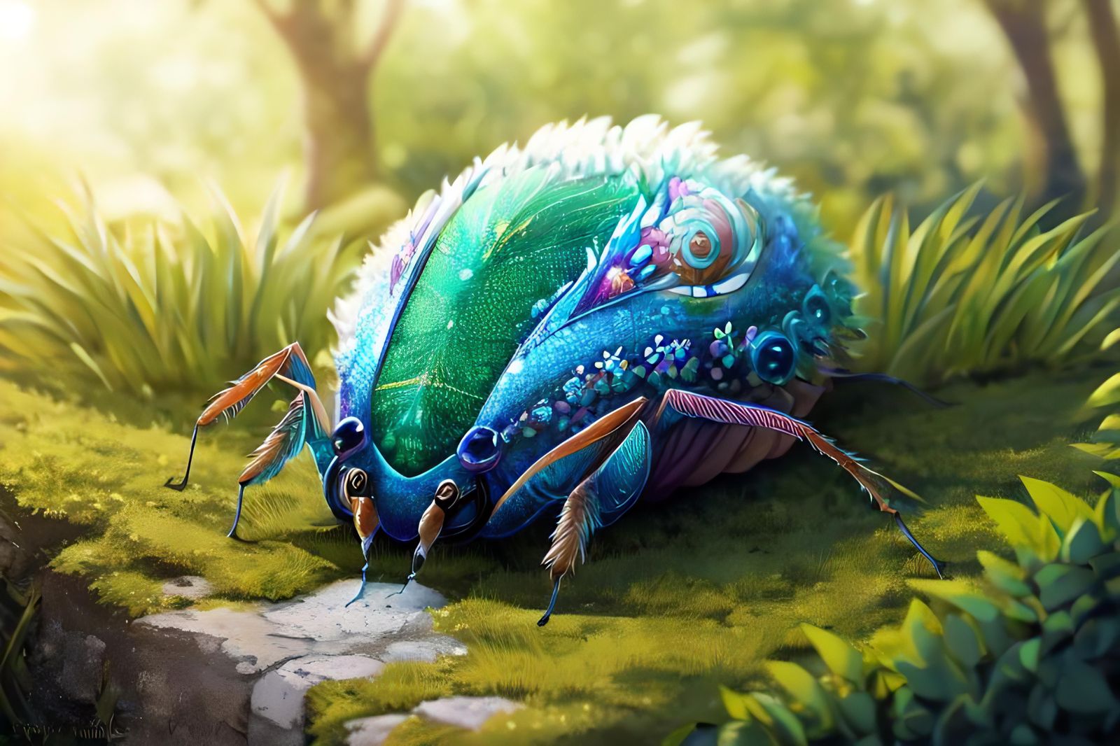 Alien insect - AI Generated Artwork - NightCafe Creator