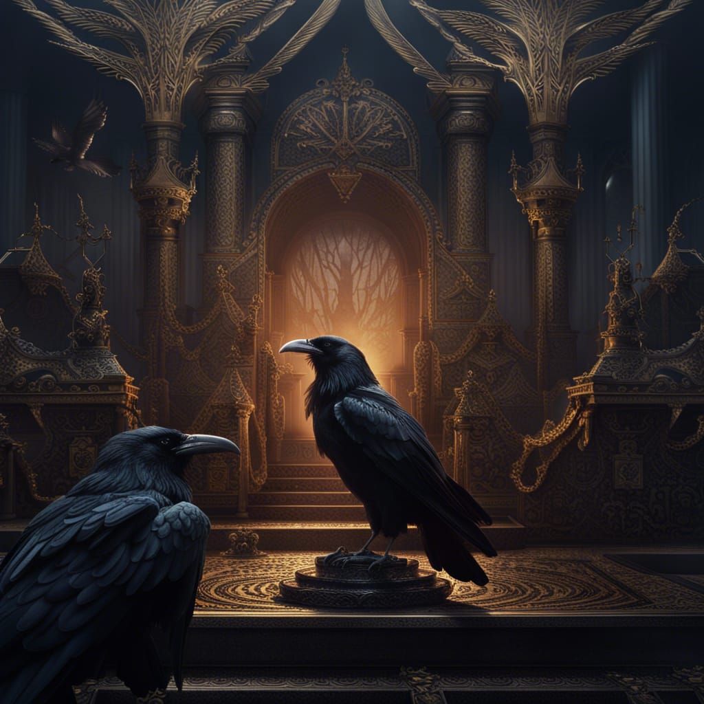 Raven's Rest - AI Generated Artwork - NightCafe Creator