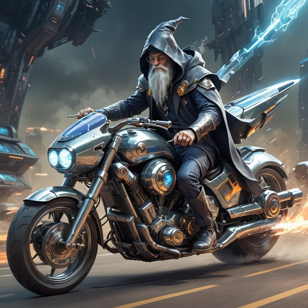 Riding Wizard - AI Generated Artwork - NightCafe Creator