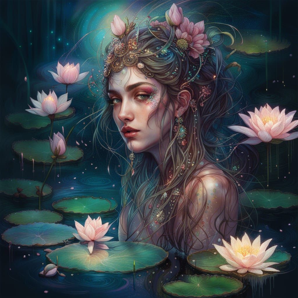 Water Nymph - AI Generated Artwork - NightCafe Creator