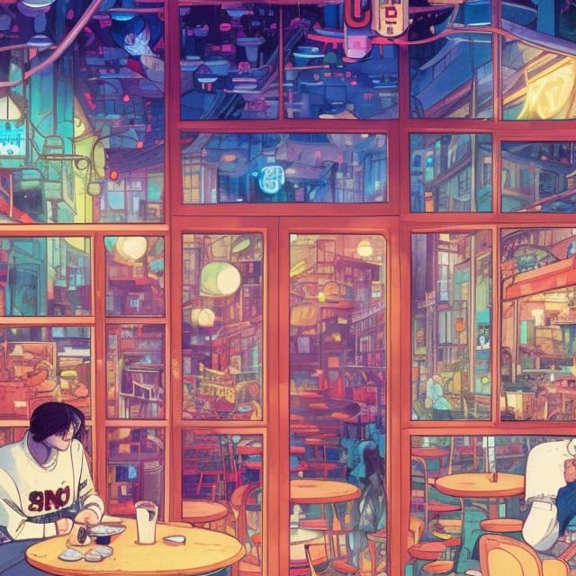 Night cafe - AI Generated Artwork - NightCafe Creator