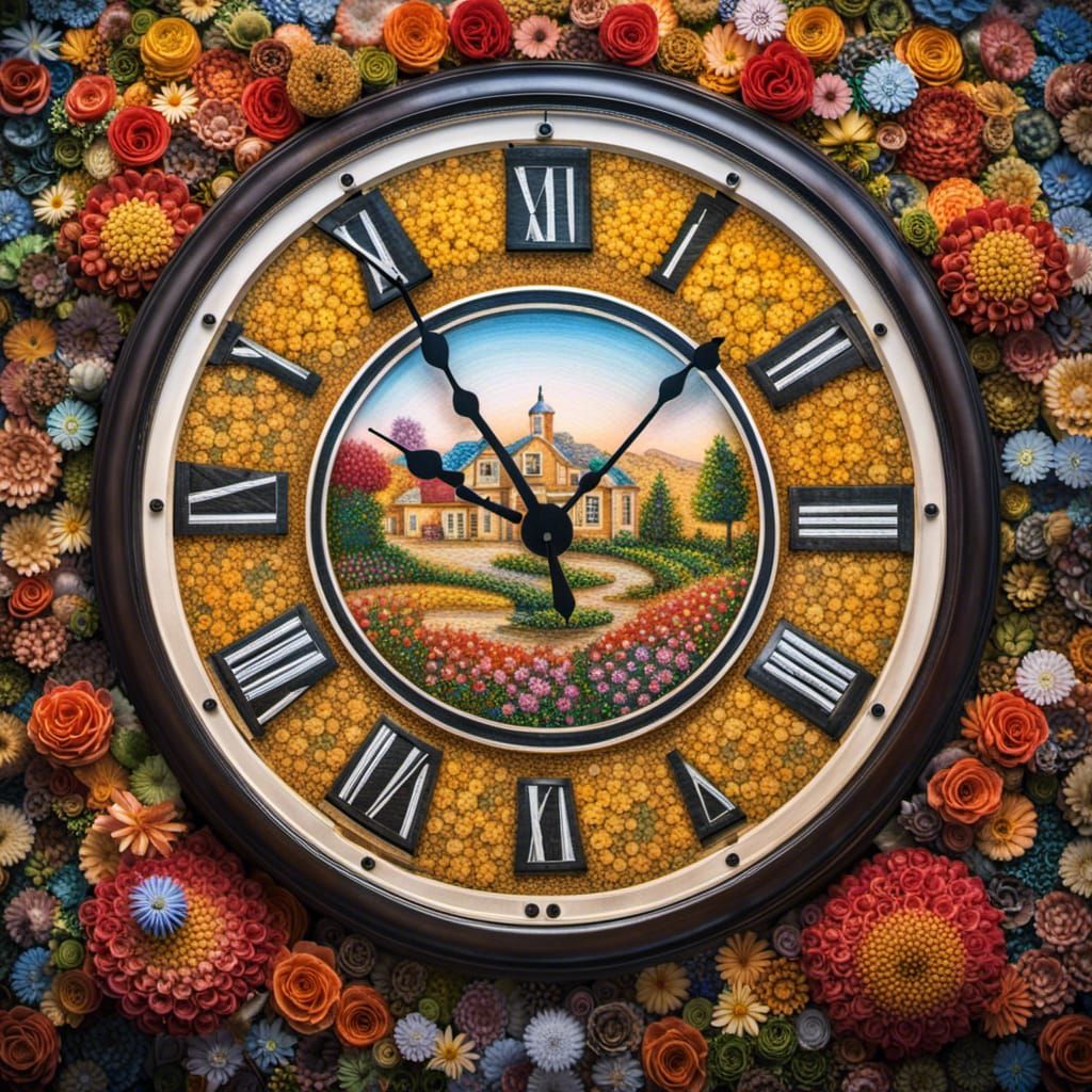 Clock of Ages - AI Generated Artwork - NightCafe Creator