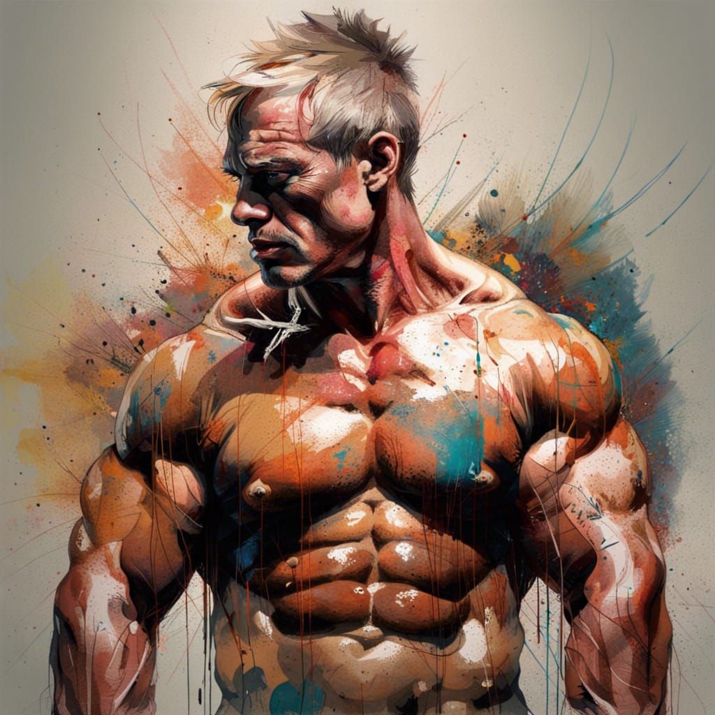 Body Builder - AI Generated Artwork - NightCafe Creator