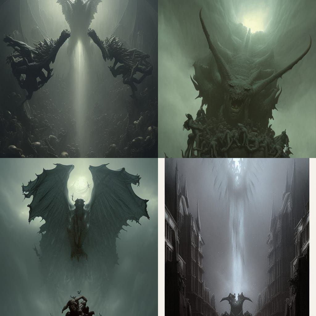 Gargoyles - AI Generated Artwork - NightCafe Creator