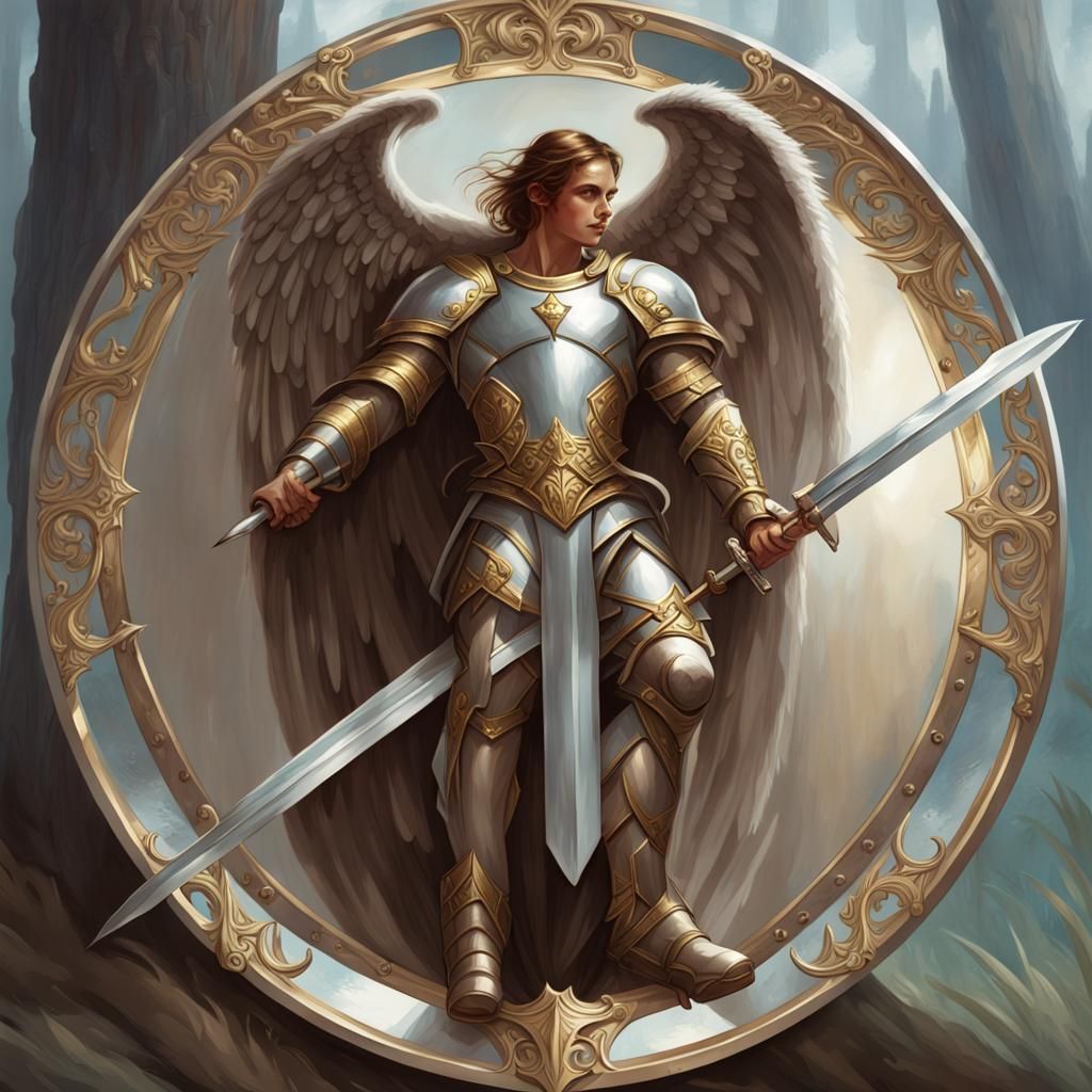 Angel Shield - AI Generated Artwork - NightCafe Creator