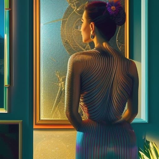 For I have, to fascinate these docile lovers, Pure mirrors that make ...