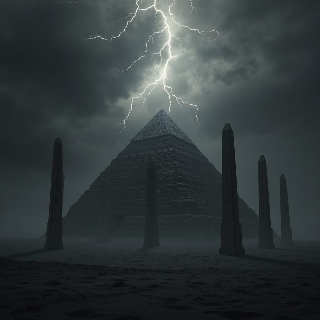 Mumm-Ra's Evil Pyramid - Mysterious Egyptian Pyramid in a De...