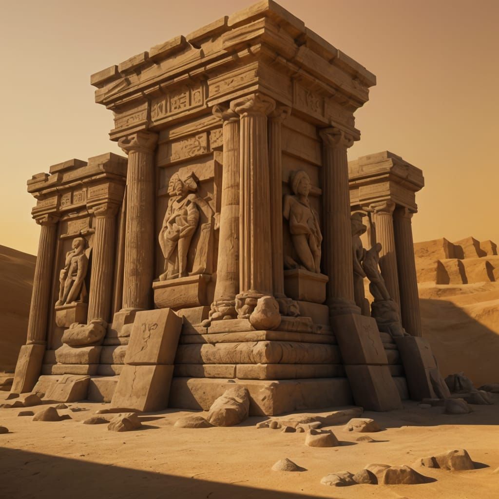 Buried Statues in the Sand - Buried Statues in the Sand