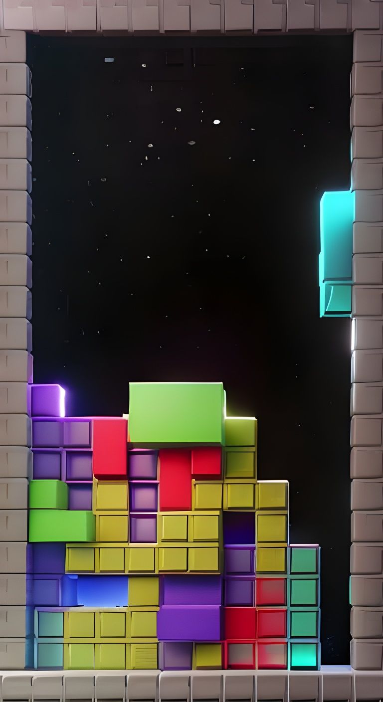 Tetris - AI Generated Artwork - NightCafe Creator