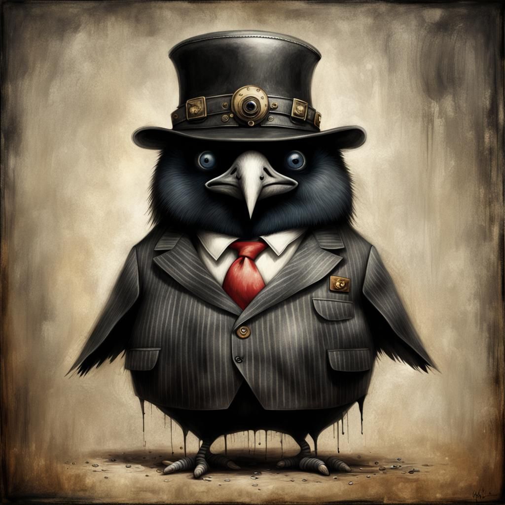 "Obese Mafia Raven Gangster": photograph by Stephen Gammell - Gabriel ...