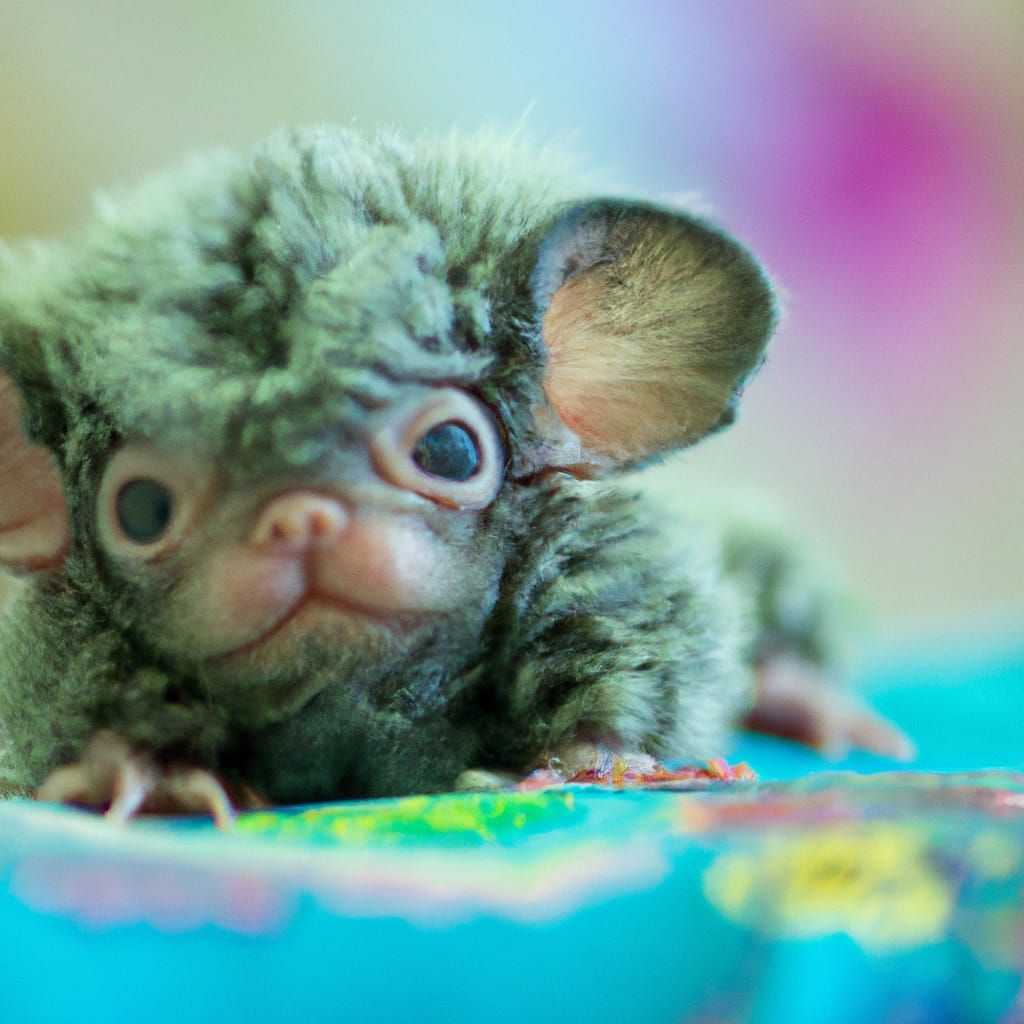 Baby Fuzz Monster - AI Generated Artwork - NightCafe Creator